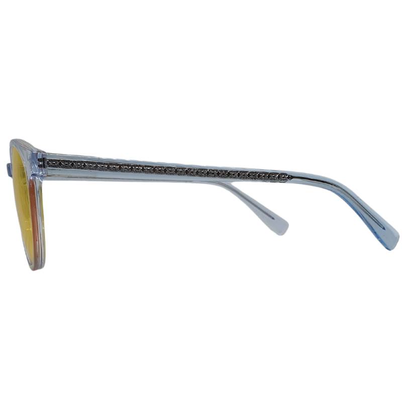 Blue Light Glasses | Crystal Blue | Premium Yellow Lens