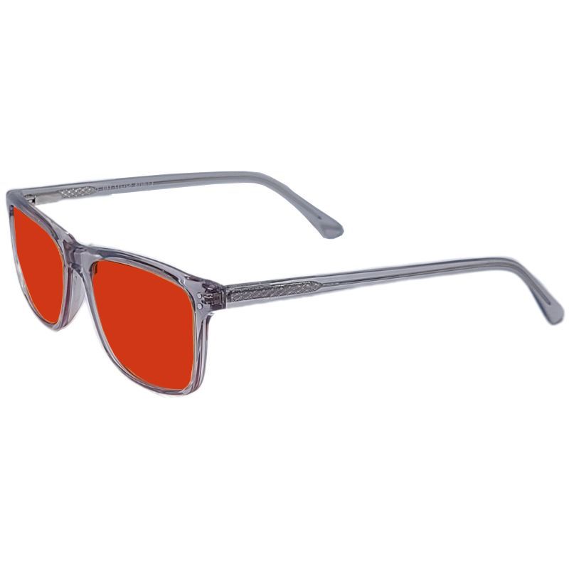 Crystal Blue Light Glasses | Premium Red Lens | Urban Hippee